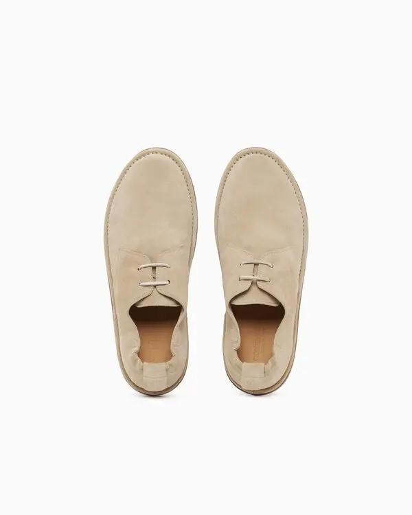 Giorgio Armani Suede Lace-ups - Beige