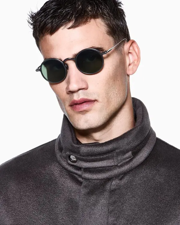 Giorgio Armani Round Sunglasses - Grey