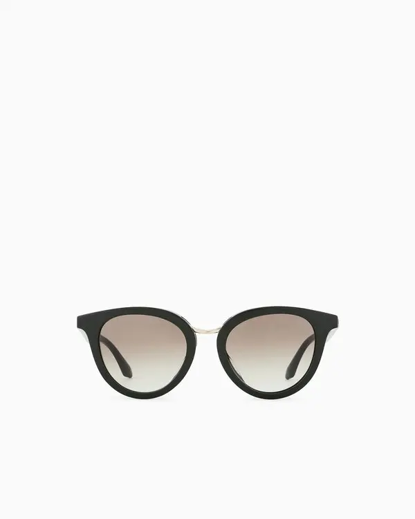 Giorgio Armani Round Acetate Sunglasses - Green