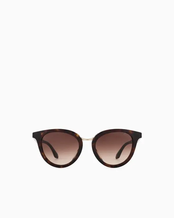 Giorgio Armani Round Acetate Sunglasses - Multicolored
