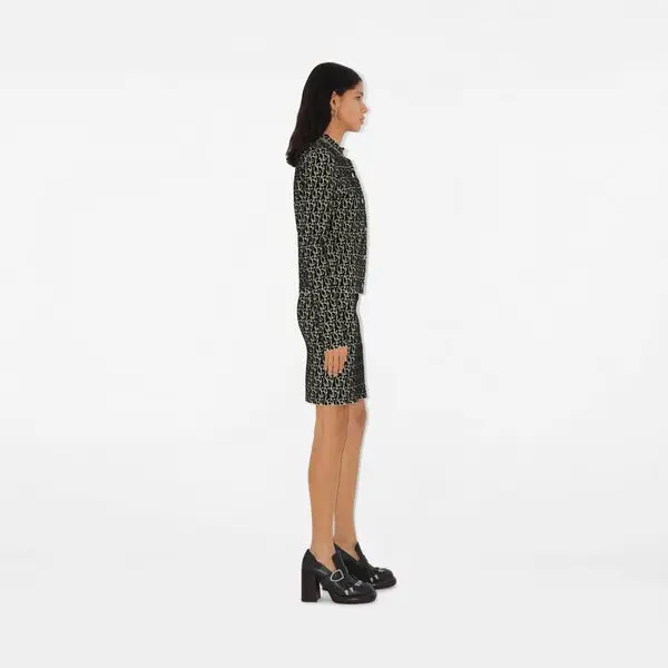 Burberry B Charm Jacquard-knit Skirt