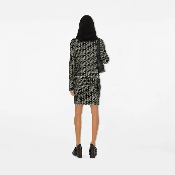 Burberry B Charm Jacquard-knit Skirt