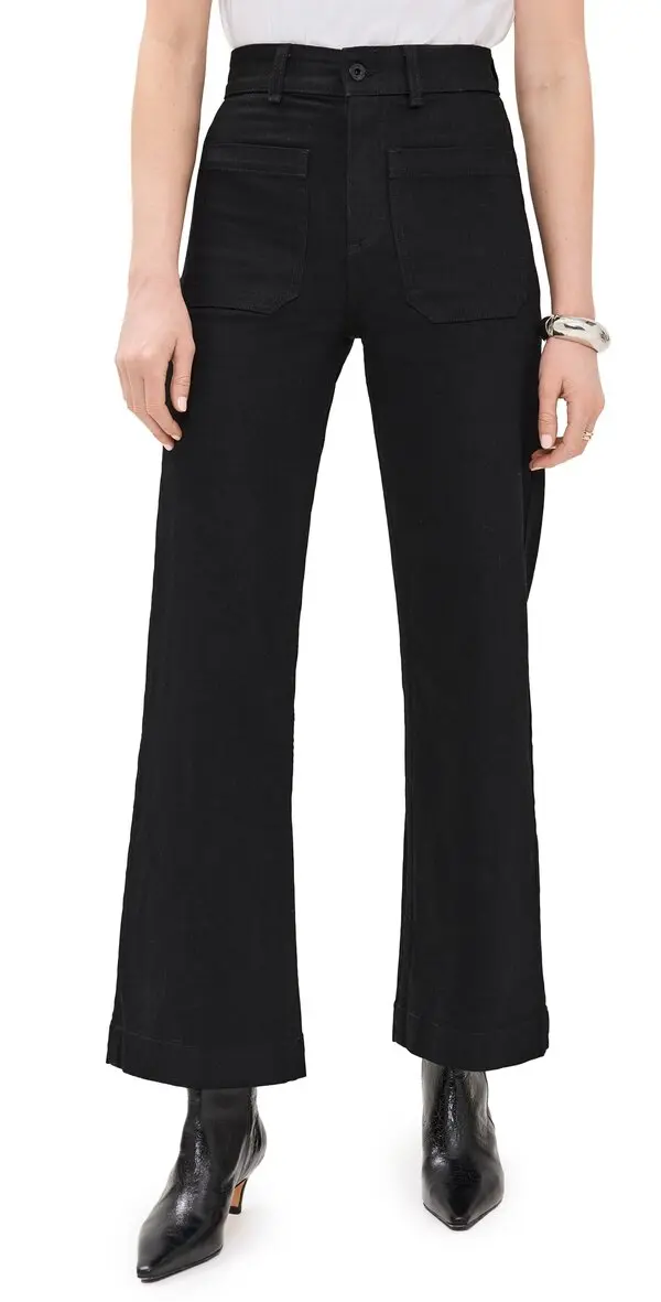ASKK NY Sailor Bootcut Jeans - Black Resin