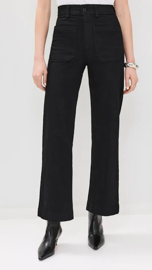 ASKK NY Sailor Bootcut Jeans - Black Resin