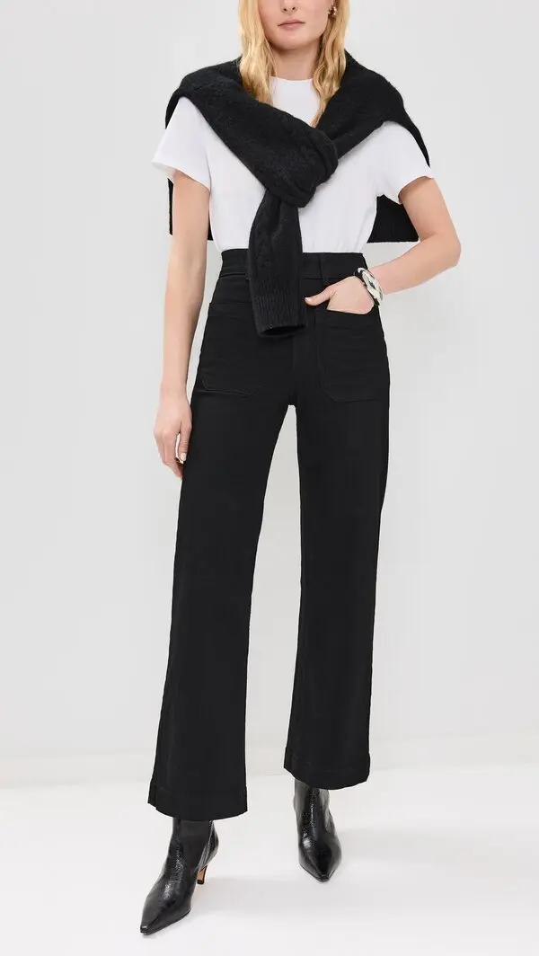 ASKK NY Sailor Bootcut Jeans - Black Resin