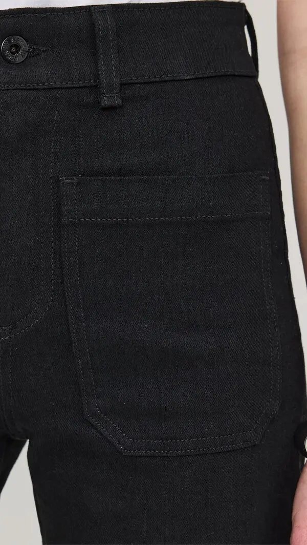 ASKK NY Sailor Bootcut Jeans - Black Resin