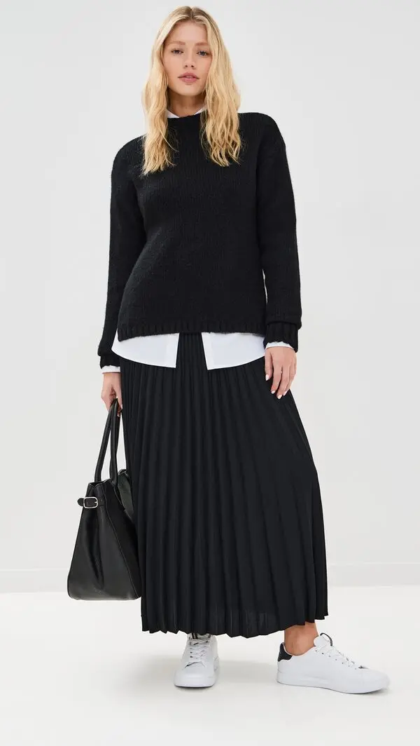 Jenni Kayne Pleated Skirt - Black