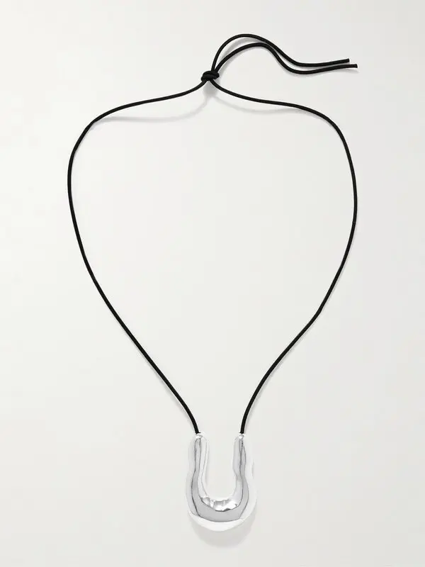 Agmes Large Wishbone Pendant Necklace