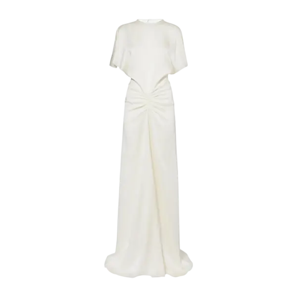 chinese dress ladies Floor-Length Cami Dress In Ivory  Victoria Beckham UK