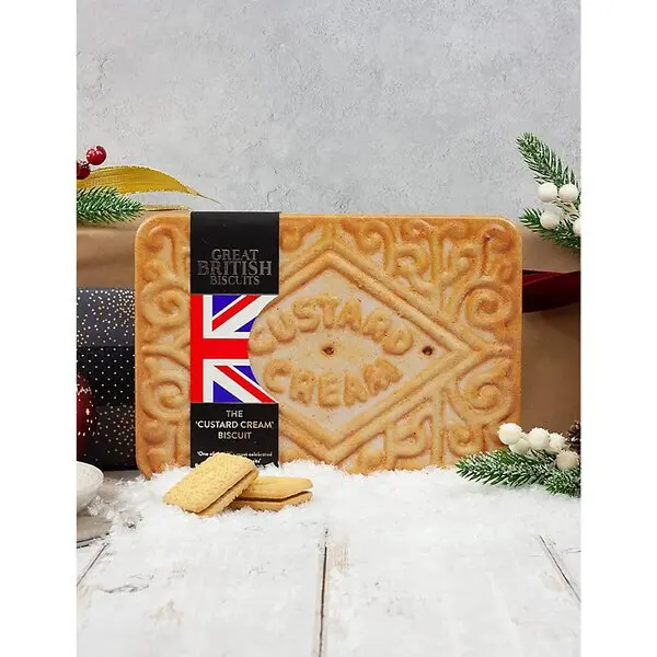 BISCUITS Silver Crane Custard Cream Tin 450g