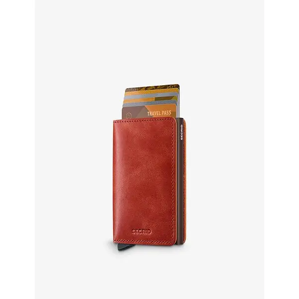 SECRID Miniwallet Logo-embossed Leather Wallet