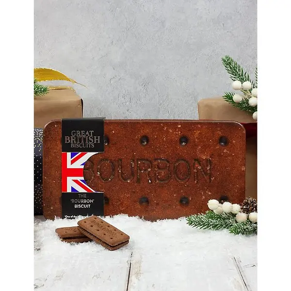 BISCUITS Silver Crane Bourbon Biscuit Tin 400g