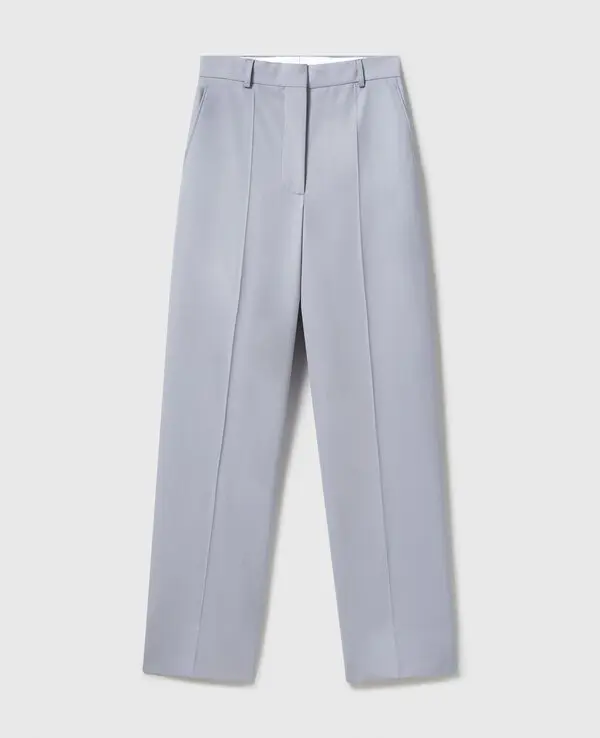 Stella McCartney Low-rise Straight-leg Trousers - Cloudy Blue