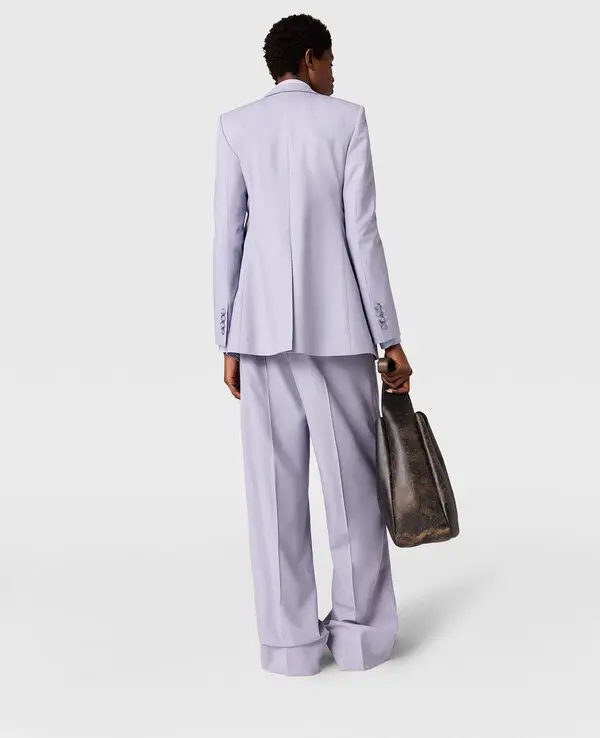 Stella McCartney Low-rise Straight-leg Trousers - Cloudy Blue
