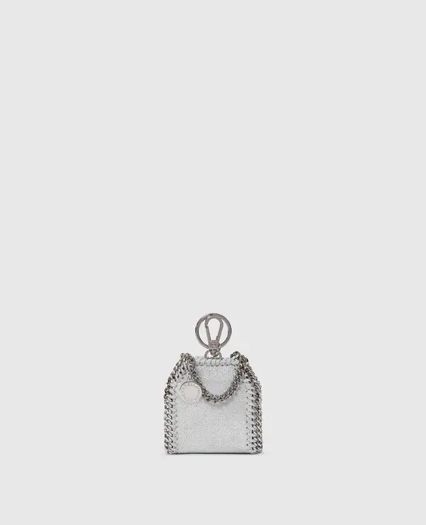 Stella McCartney Falabella Airpods Case Keyring - Silver