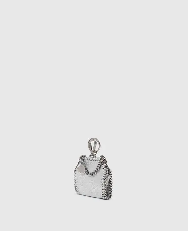 Stella McCartney Falabella Airpods Case Keyring - Silver
