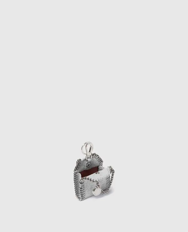 Stella McCartney Falabella Airpods Case Keyring - Silver