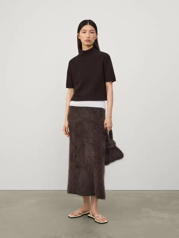 LISA YANG The Fride Cashmere Sweater - Dark Oak