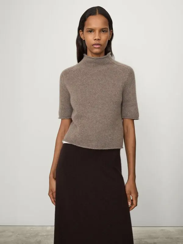 LISA YANG STORE The Fride Cashmere Sweater - Truffle