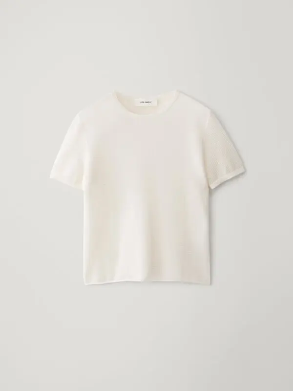 LISA YANG STORE The Ira T-shirt - Ivory