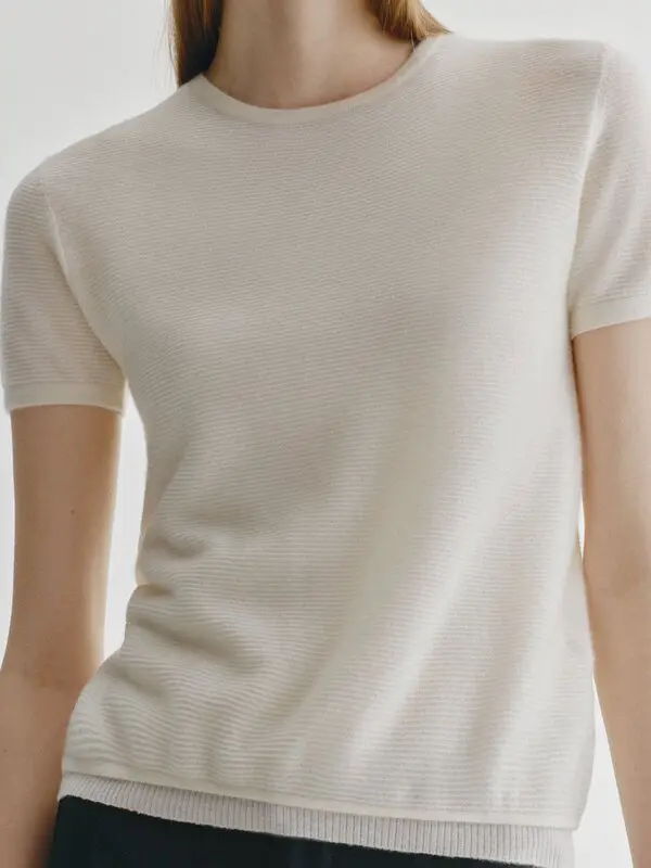 LISA YANG The Ira T-shirt - Ivory