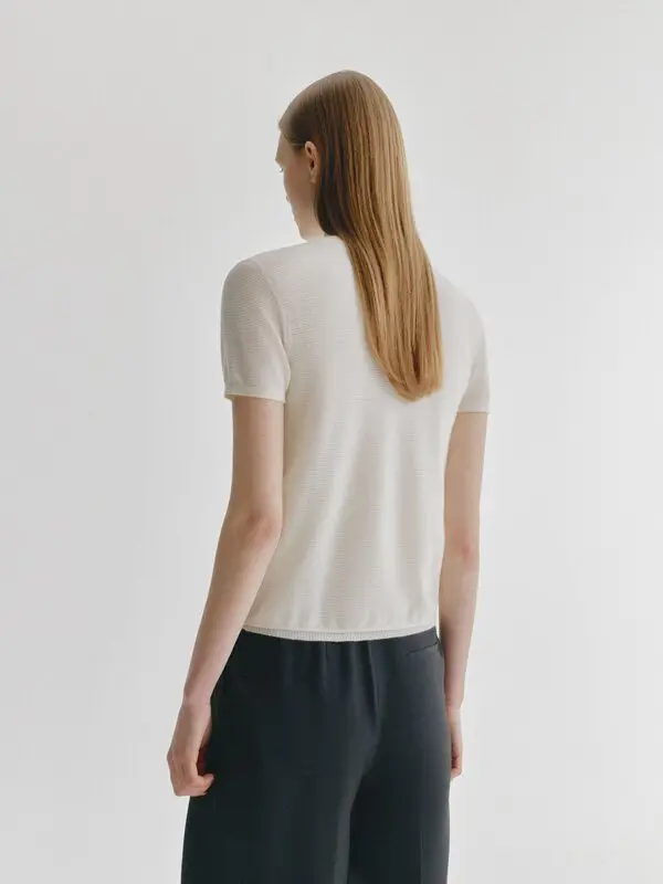 LISA YANG The Ira T-shirt - Ivory