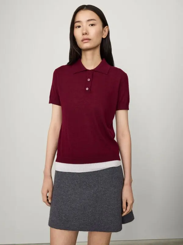LISA YANG STORE The Nai T-shirt - Burgundy