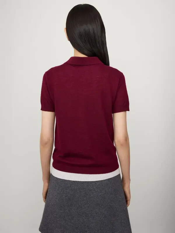 LISA YANG STORE The Nai T-shirt - Burgundy