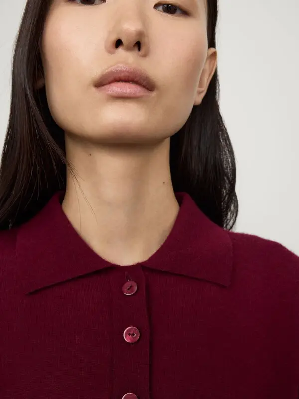LISA YANG STORE The Nai T-shirt - Burgundy