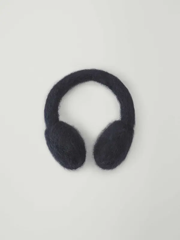 LISA YANG STORE Brushed Cashmere Earmuffs - Black