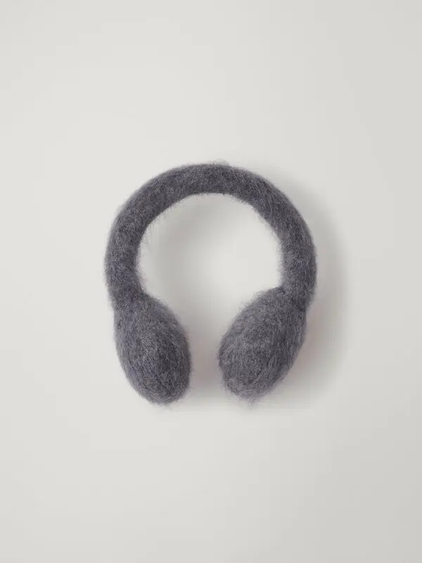 LISA YANG STORE Brushed Cashmere Earmuffs - Graphite