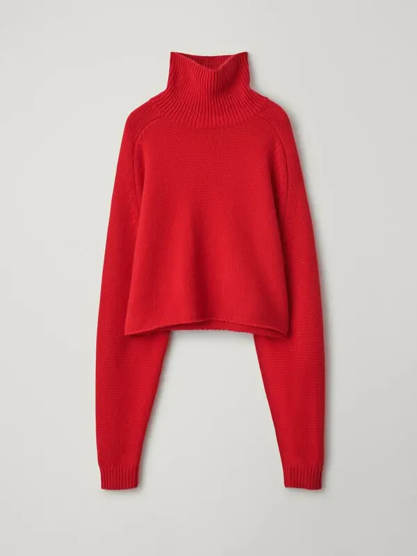 LISA YANG STORE Cathie Cashmere Sweater - Berry