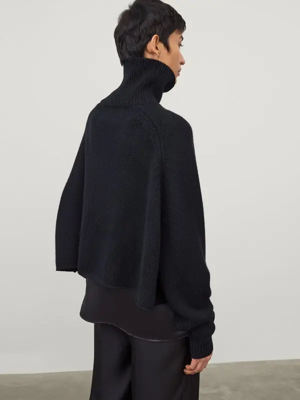 LISA YANG Cathie Cashmere Sweater - Black