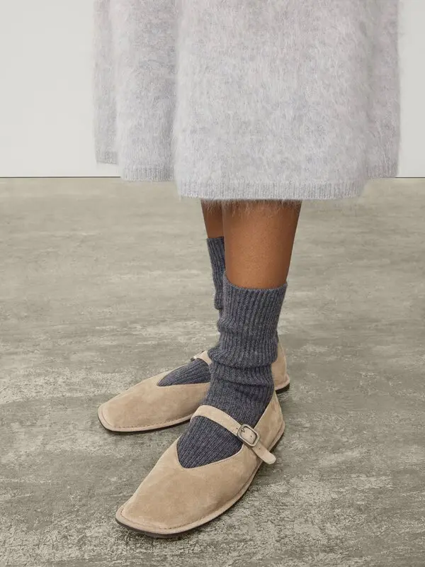 LISA YANG Zera Socks - Graphite
