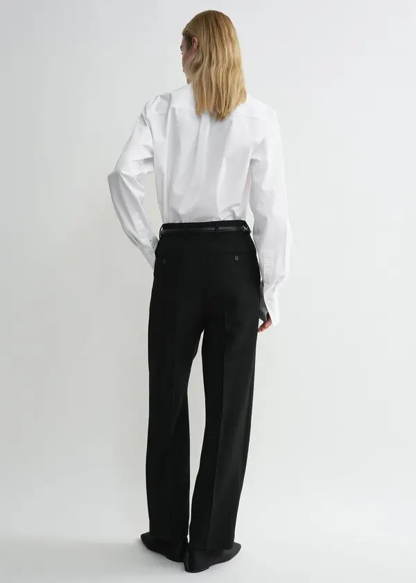 TOTEME Pleated Straight Trousers