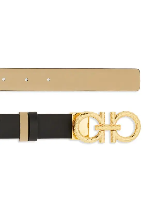 FERRAGAMO Reversible Gancini-buckle Belt