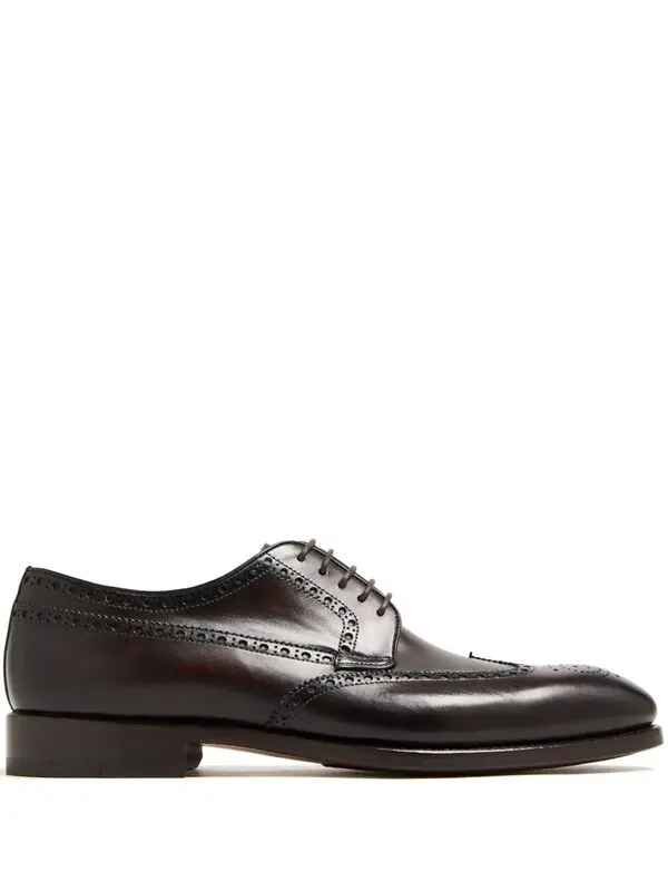 Magnanni Leather Brogues - Brown