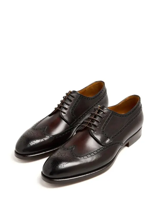 Magnanni Leather Brogues - Brown