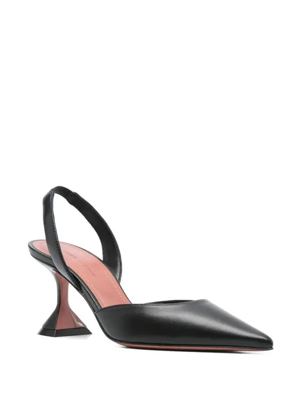 Amina Muaddi 70mm Holli Slingback Pumps