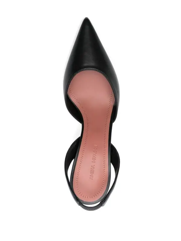 Amina Muaddi 70mm Holli Slingback Pumps