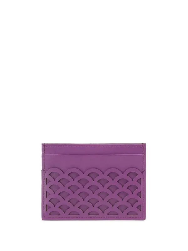 SERGIO ROSSI Mermaid Cardholder - Purple