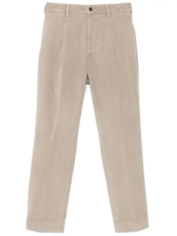 DELL'OGLIO Tapered Corduroy Trousers