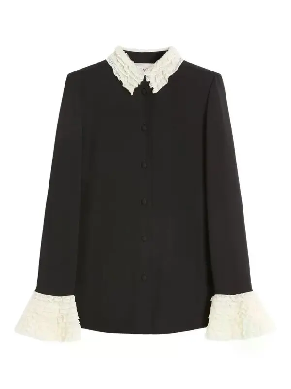 Valentino Garavani Georgette Shirt - Black