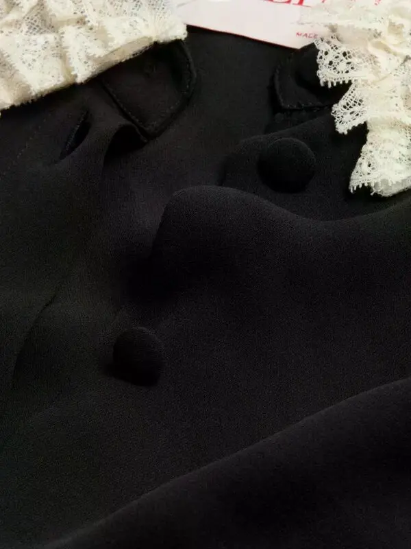 Valentino Garavani Georgette Shirt - Black