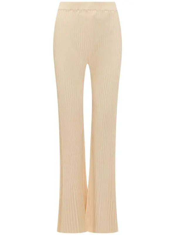 JIL SANDER Ribbed-knit Trousers