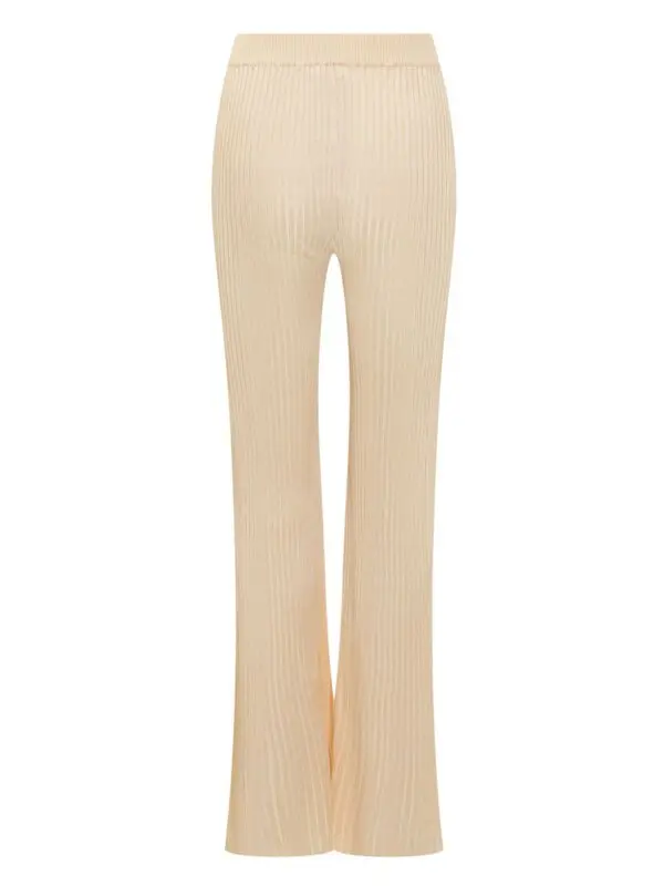 JIL SANDER Ribbed-knit Trousers