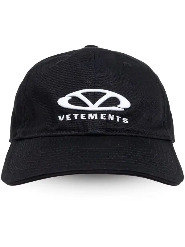 帽子 Vetements Black Logo Tour Cap VETEMENTS Black Iconic Logo Cap Vetements 帽子