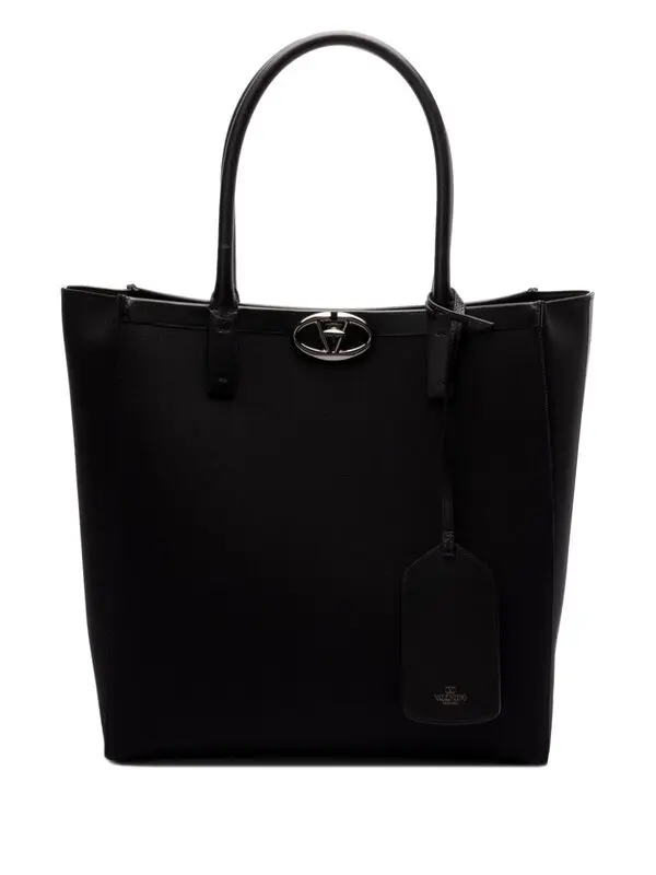 Valentino Garavani Vlogo Lock Tote - Black