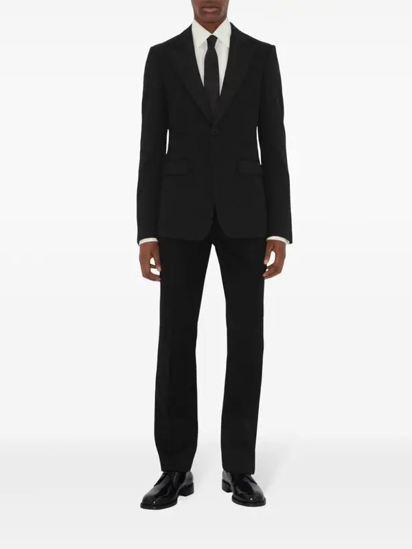 Burberry Wool Blazer - Black