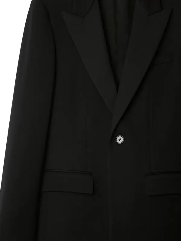 Burberry Wool Blazer - Black
